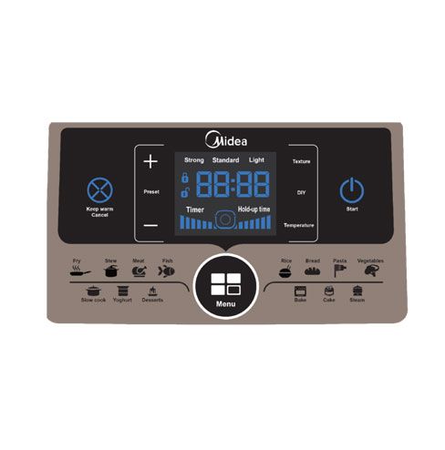 Midea - M/Function Dig Pressur Cook Wht 6L-Instachef