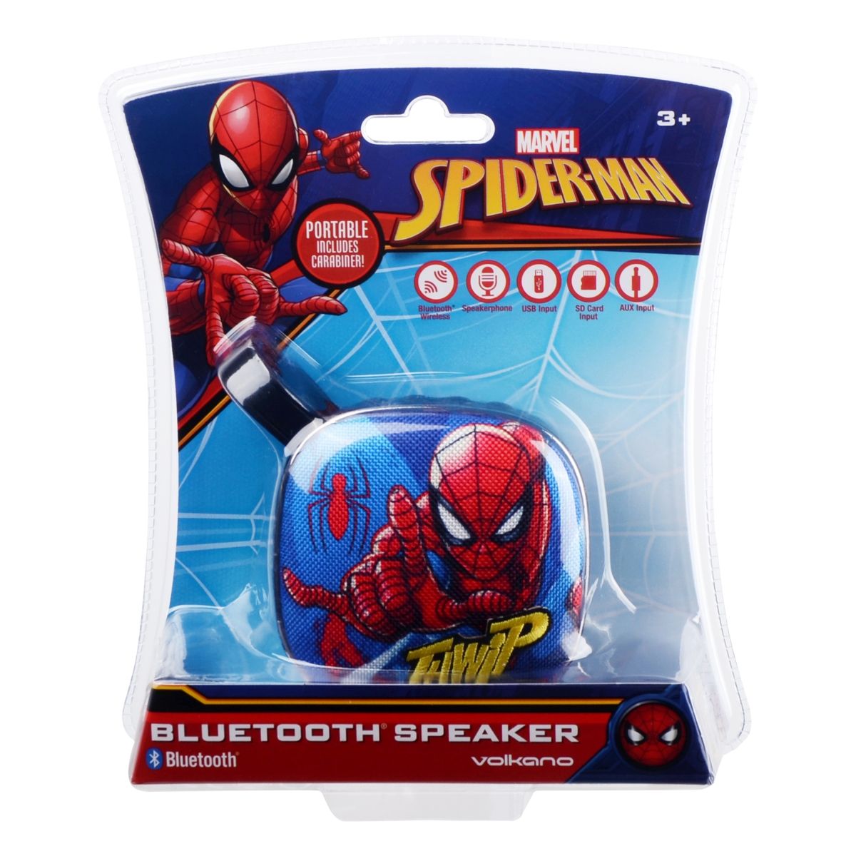 Marvel Spiderman Mini Bluetooth Speaker