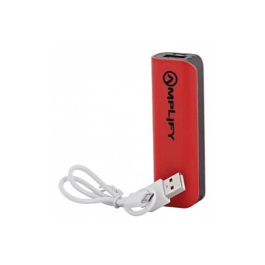 Amplify - Verve Power Bank 2000 mAh (Red & Black)