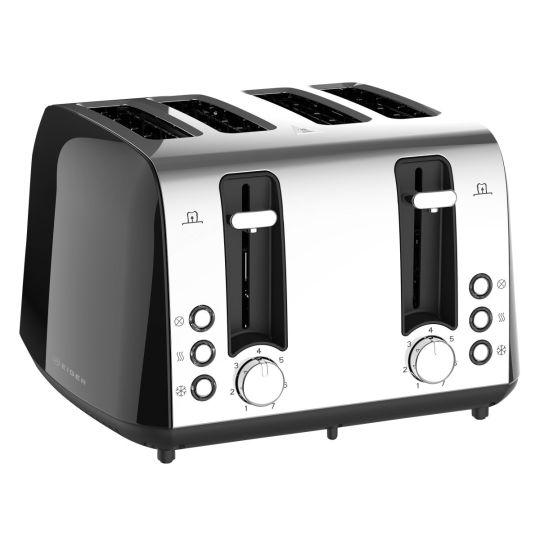Eiger - Geneva 4 Slice Toaster - Black