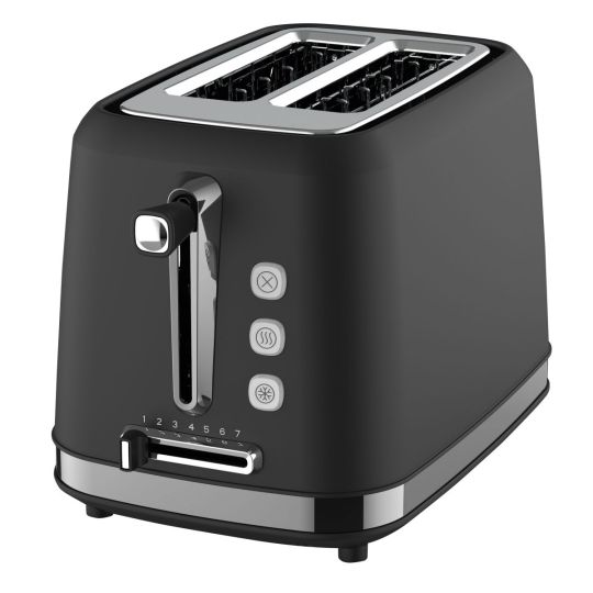 Eiger - Retro 2 Slice Toaster - Romana Series White