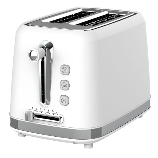 Eiger - Retro 2 Slice Toaster - Romana Series White