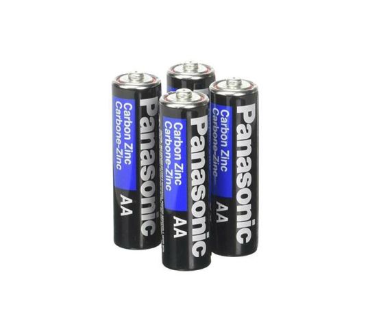 Panasonic - AA Carbon Zinc 4 Pack Batteries x 1 Box of 12 Packs